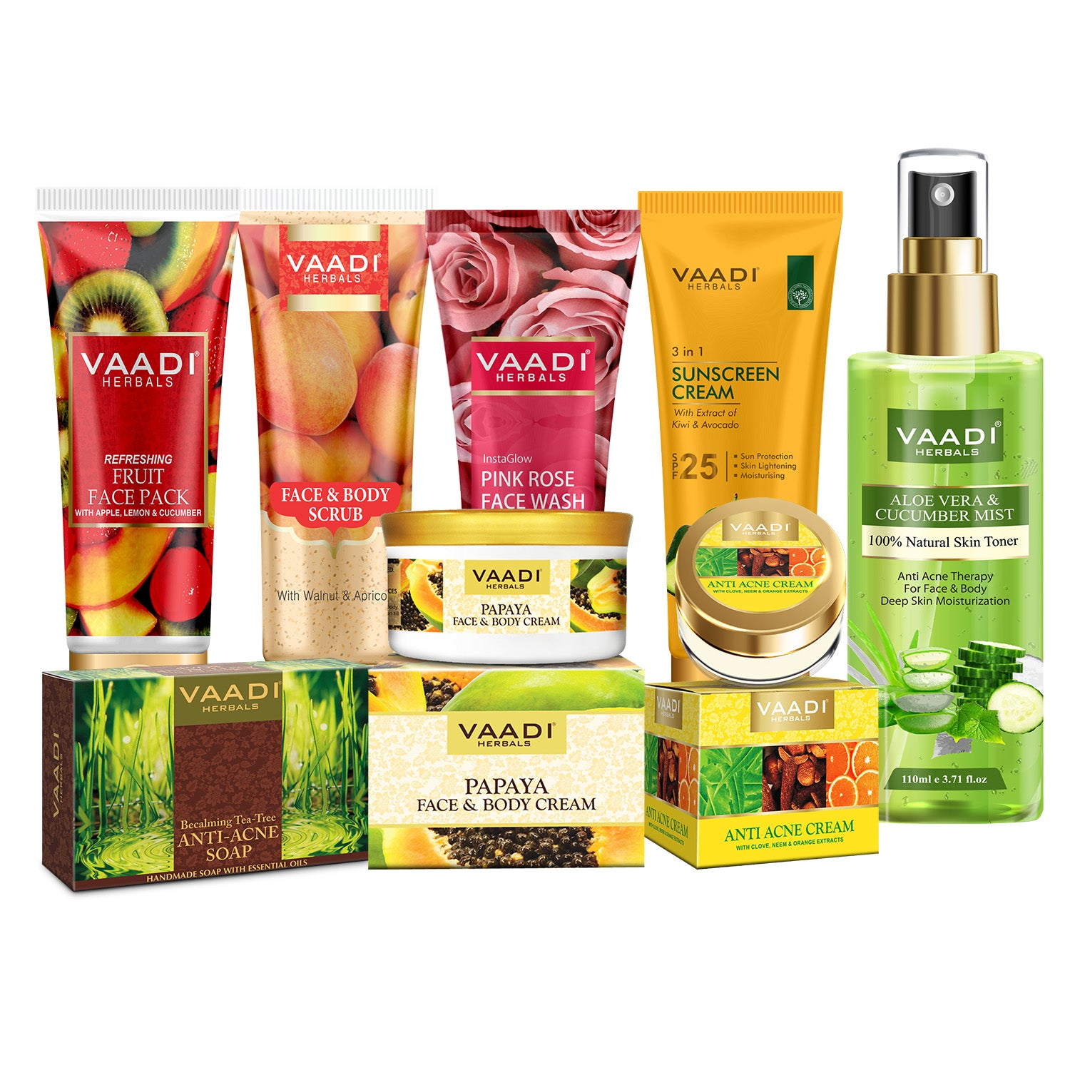 Organic Anti-Acne Skin Care Set - Get Clear, Smooth & Acne Free Skin ...