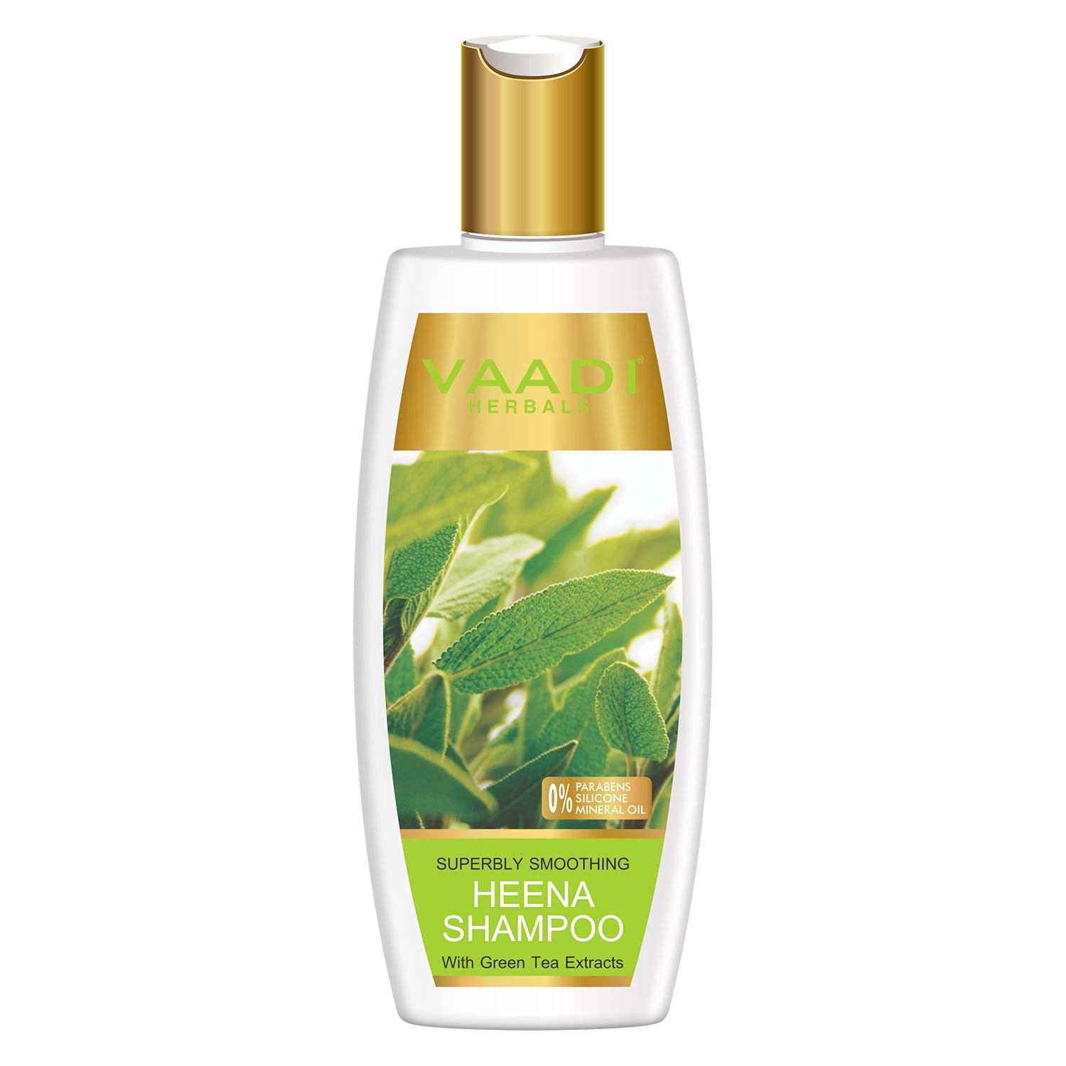 Superbly Smoothing Organic Heena Shampoo with Green Tea Extract - Cont ...